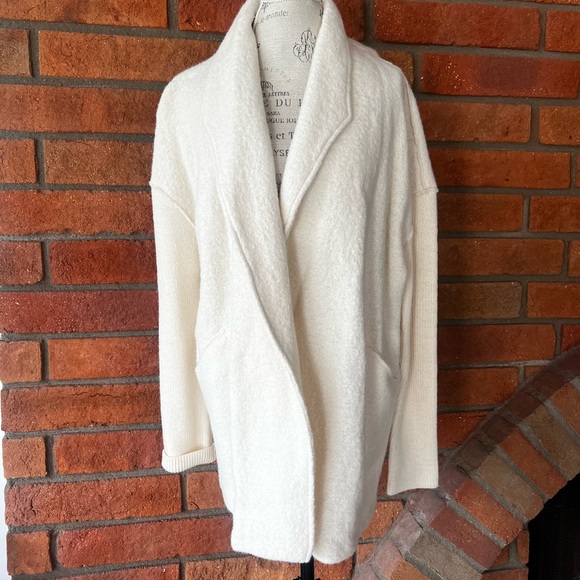 Cynthia Rowley | Jackets & Coats | Cynthia Rowley White Oversized ...